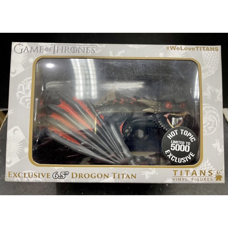 Titans Vinyl Figure Hot Topic Exclusive Drogon Titan Game of Thrones ...