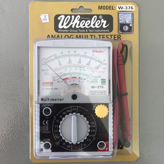 Wheeler Multitester Multimeter W-376 Original Analog Tester Multi ...