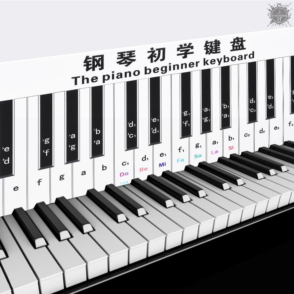 COD♥ Fingering Version 88 Keys Piano Keyboard Fingering Practice Chart ...