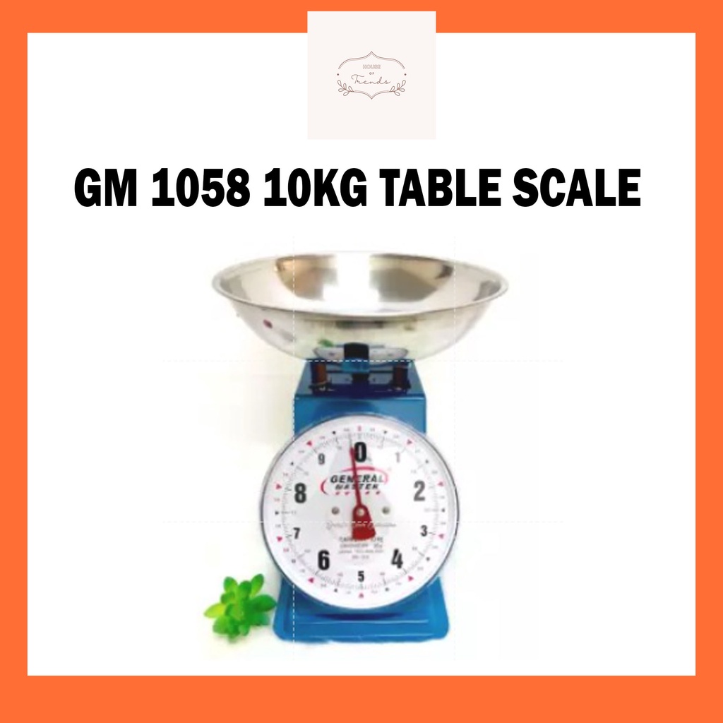 GM 1058 10KG TABLE SCALE / WEIGHING SCALE 10 KILOS TIMBANGAN JCE ...