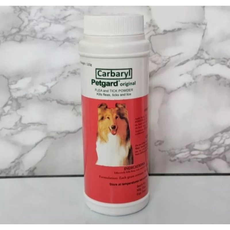 Carbaryl Tick and Flea dog cat Powder Anti parasitic Anti fungal 100g ...