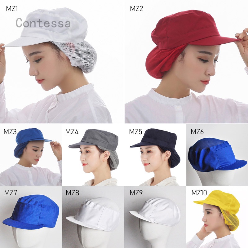 Chef Hat Kitchen Cooking Chef Cap Food Service Hair Nets Workshop Hat ...