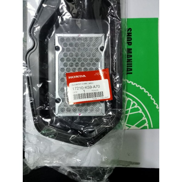 Air Cleaner Element ,Click 150 Game Changer Honda Genuine | Shopee ...
