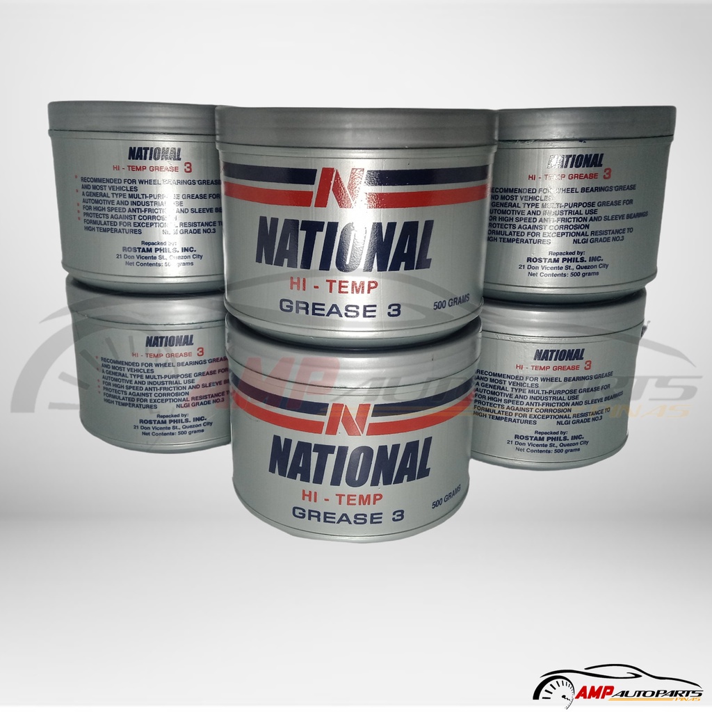 National Hi-Temp Lithium Complex Grease 3 (500grams) | Shopee Philippines