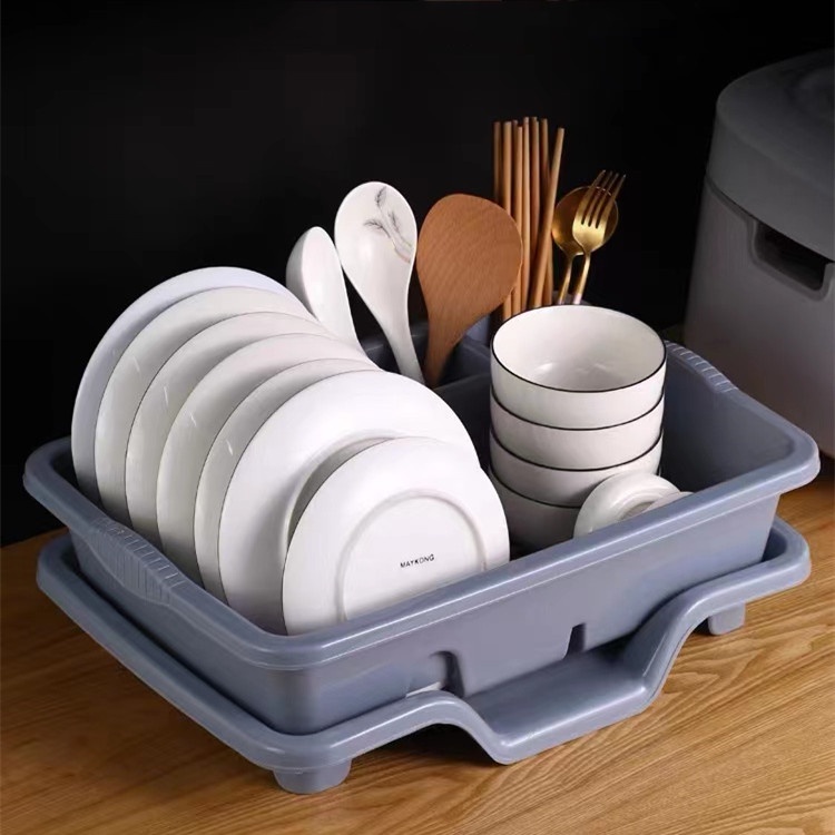 Draining bowl rack, tableware storage rack, kitchen storage rack, water ...