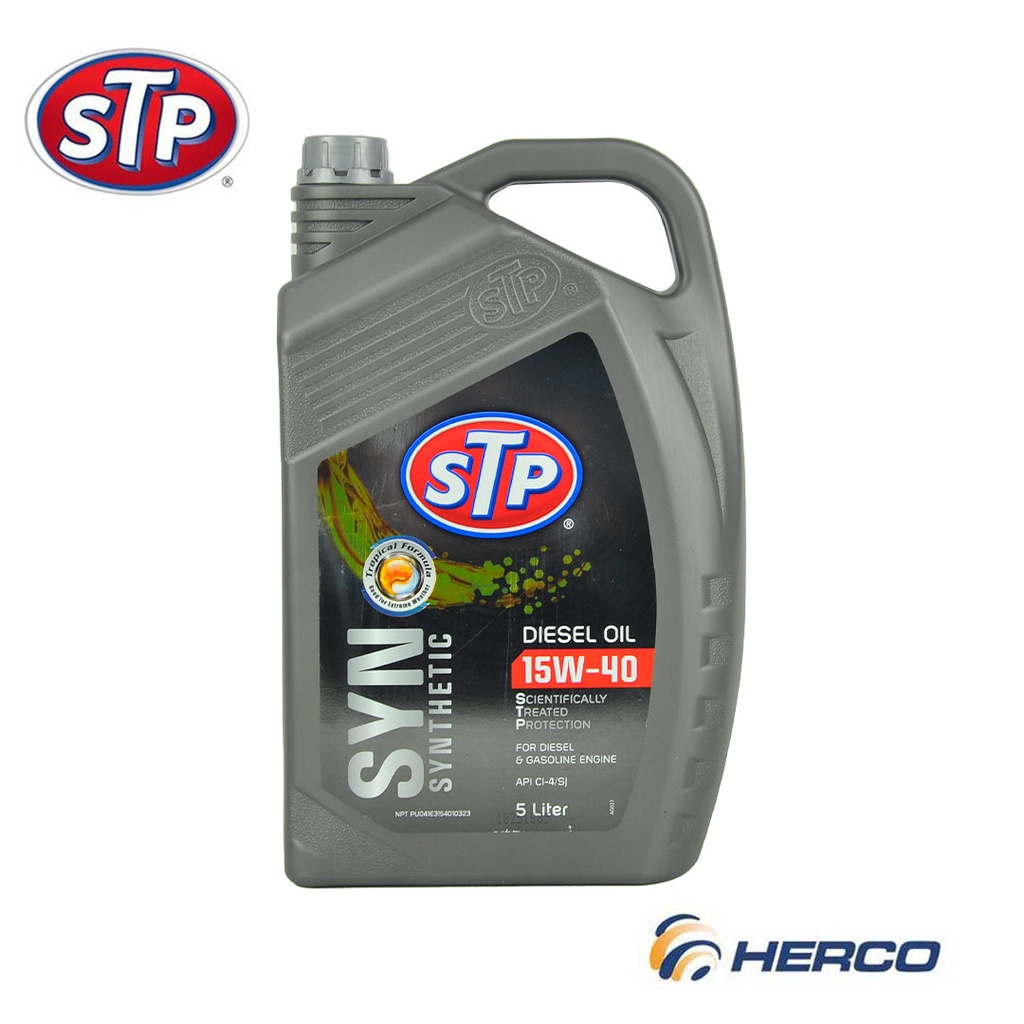 STP Synthetic Diesel Oil (SEMI) 15W-40 5L | Shopee Philippines