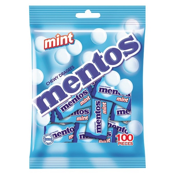 Mentos Mint Bag 100 Pieces | Shopee Philippines