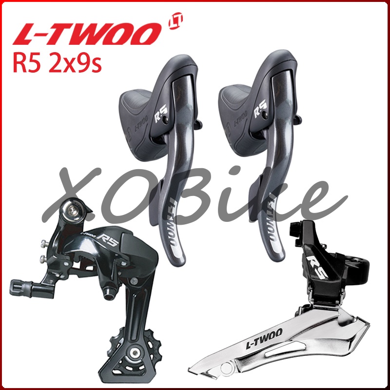 LTWOO R5 2x9 Speed 18speed Road Bike Shifter Rear Derailleurs Front Derailleurs GroupSet Road ...