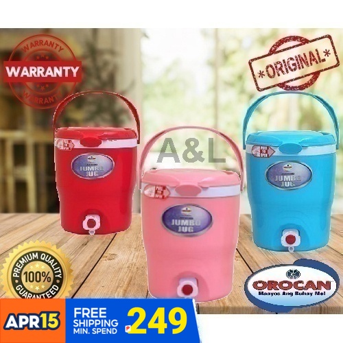 8 Liter Orocan Koolit Jumbo Jug Water Jug 9008 1 Year Warranty | Shopee ...