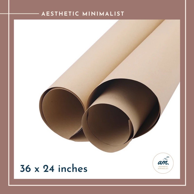 High Quality Kraft Paper Brown Paper Wrapper 36x24 inches Kraft Roll or ...