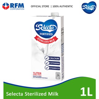 Selecta Sterilized Milk 1 Liter | Shopee Philippines