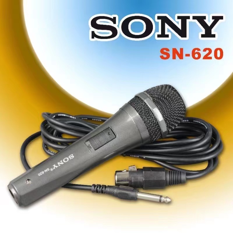 PinSan SONY SN-620 Professional Dynamic Microphone With 3Meters Mic Chord | Shopee Philippines