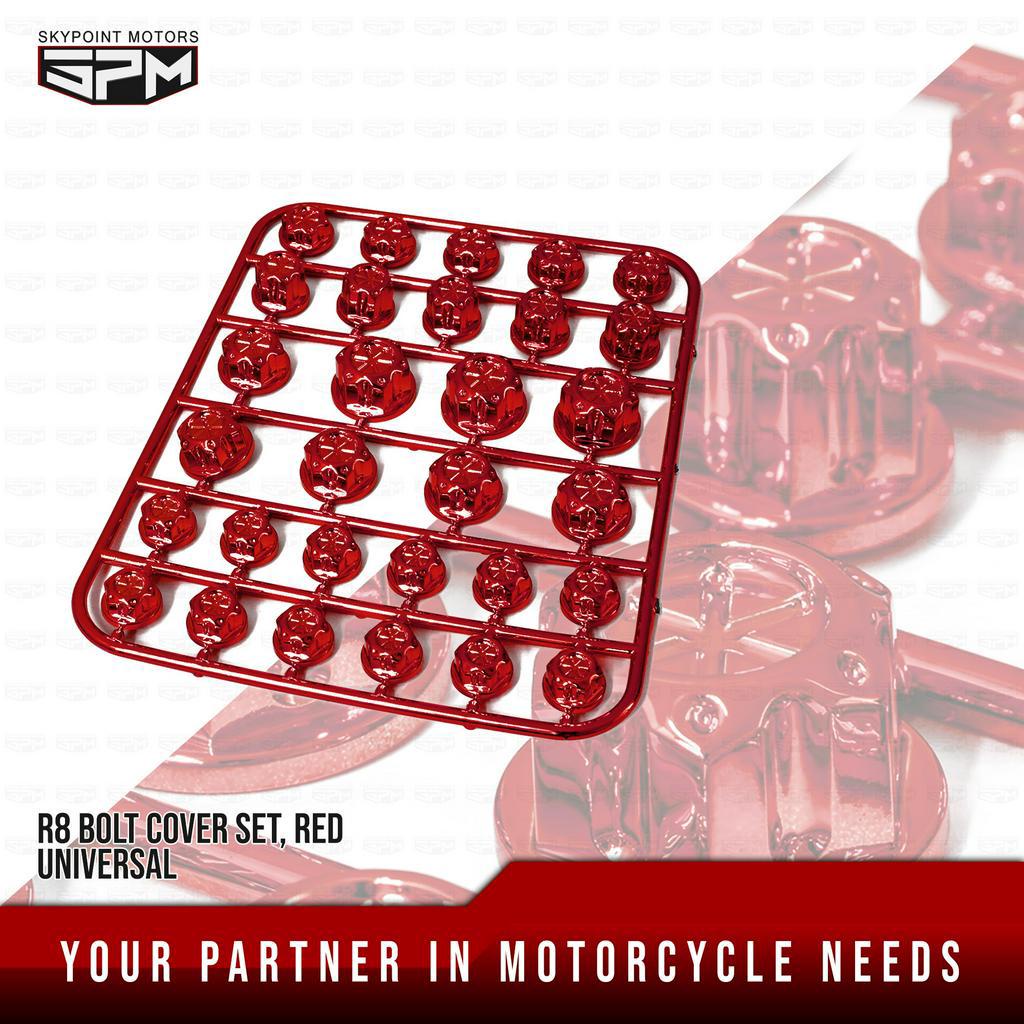 R8 THAI BOLT SCREW COVER SET UNIVERSAL (9803-304-Red) | Shopee Philippines