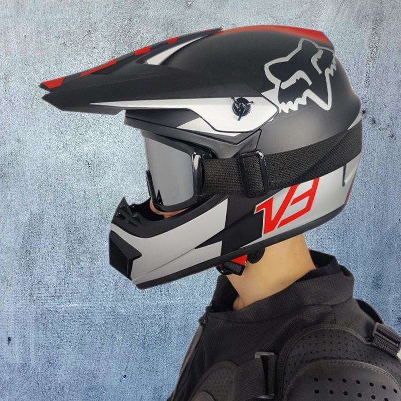 ICC Standard Motorcycle Helmet Motorcross Off-road Helmets ATV Dirtbike ...