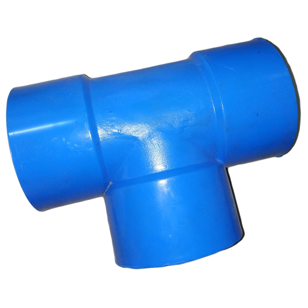 PVC TEE 3" BLUE FOR CLEAN WATER ISO 90MM UPVC TEE BLUE | Shopee Philippines