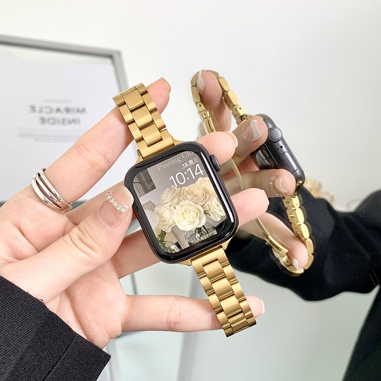 Stainless Steel Strap for Apple Watch Series 7 6 SE 5 45mm 41mm Iwatch ...