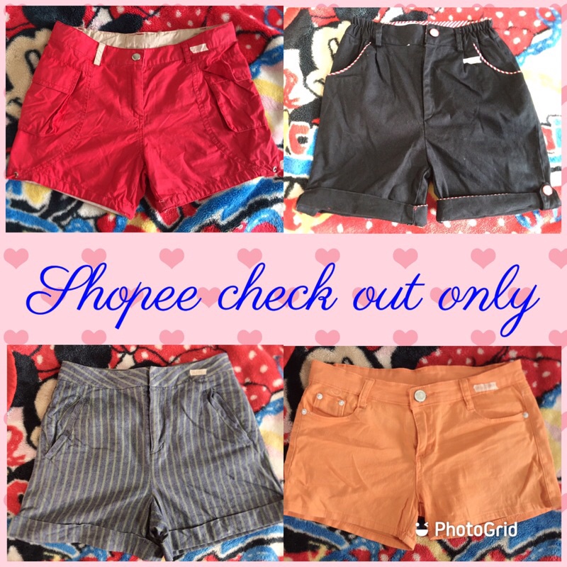 zipper cotton shorts bundle 30pcs | Shopee Philippines