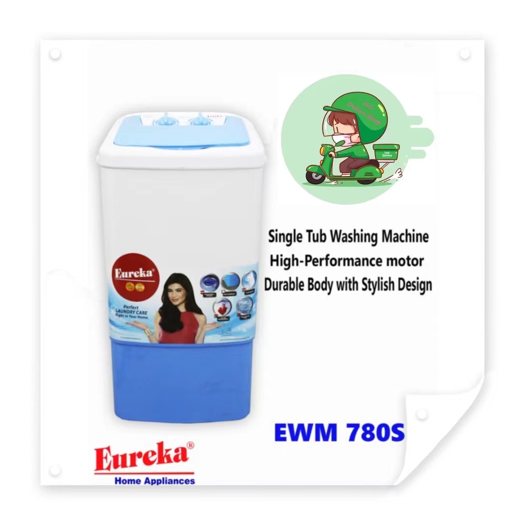 EUREKA SINGLE TUB WASHING MACHINE EWM 780S | Shopee Philippines