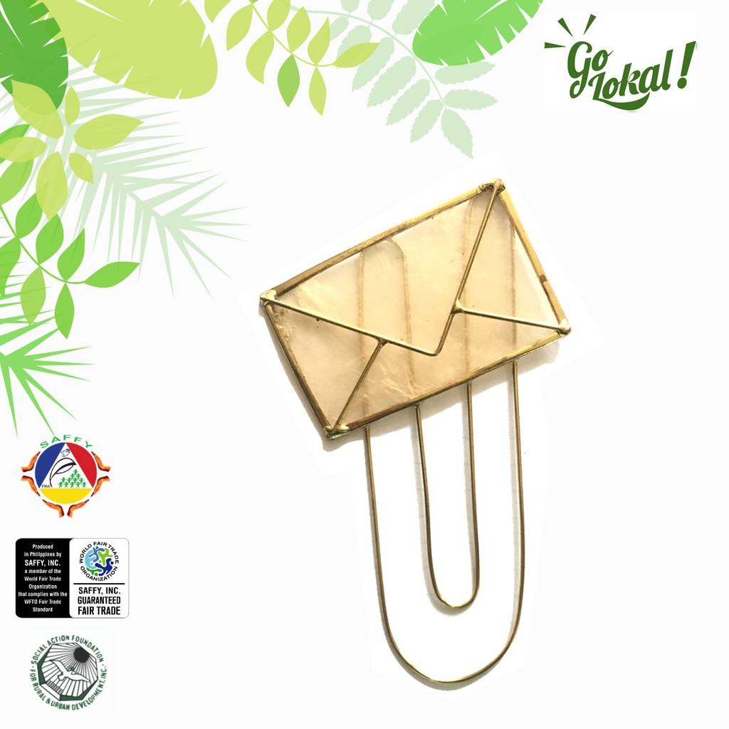 Capiz Bookmark (Envelope Design) | Shopee Philippines