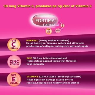 BUY 1 TAKE 1 Fortima (Vitamin E + Vitamin C + Zinc) 30s (Save Php 350 ...