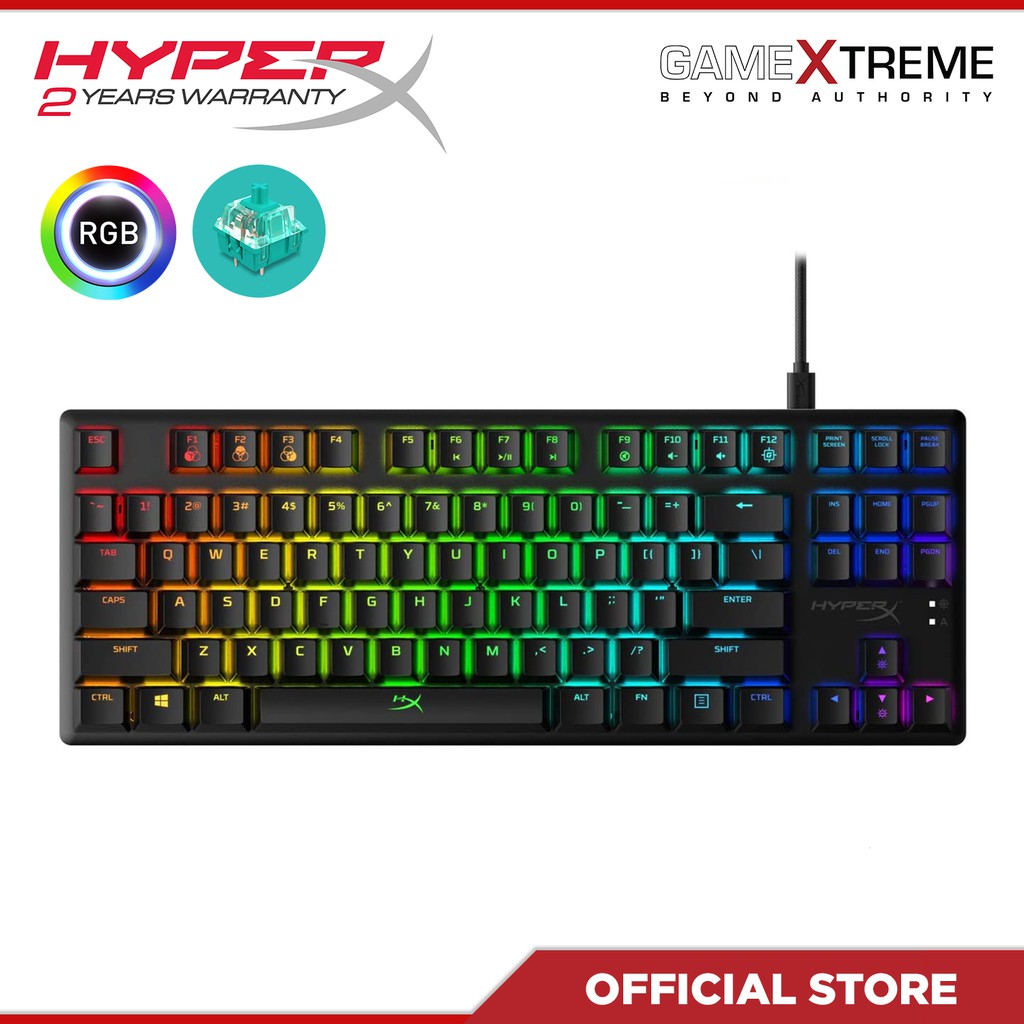 HyperX Alloy Origins Core Tenkeyless Mechanical Gaming Keyboard Aqua ...