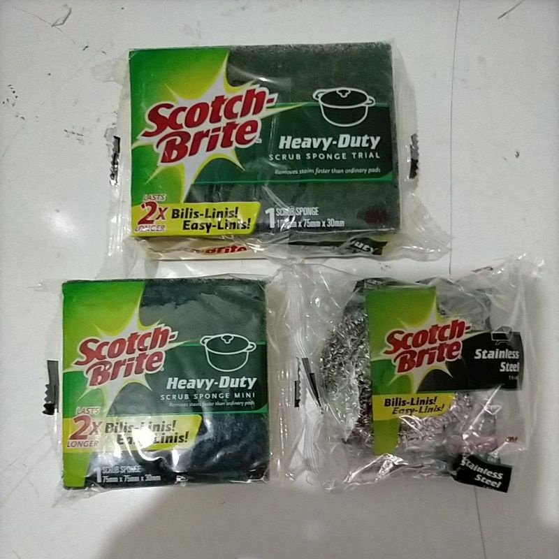 Authentic Scotch Brite Heavy duty | Shopee Philippines