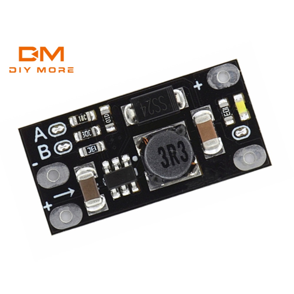 DIYMORE 3V 3.3V 3.7V 5V 9V to 12V Mini Step Up Boost Converter Module ...