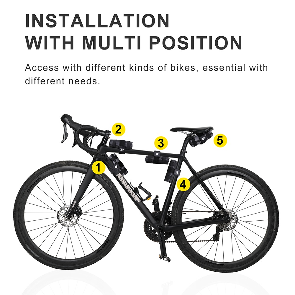  Ready Stock Rhinowalk Mini Bike Saddle Bag Storage Bike Bag Rear