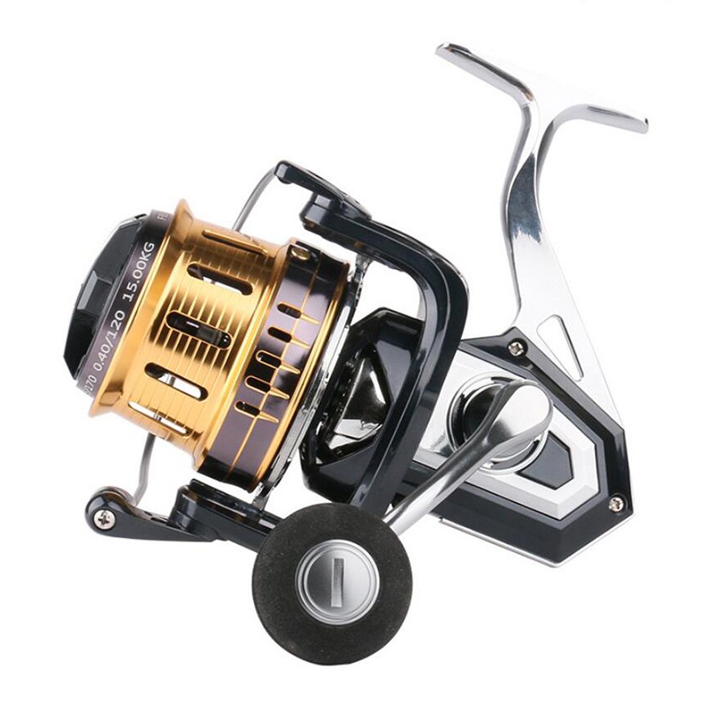 New 8000-12000 Series Fishing Reel All Metal Spinning Reel Super Large ...