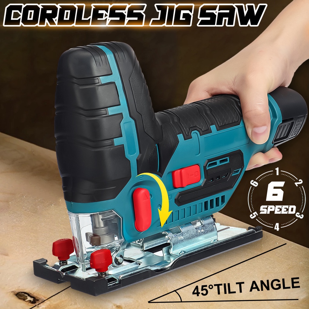 Power Tools Cordless Jig 12V Rechargeable Saws Cutting Angles ...