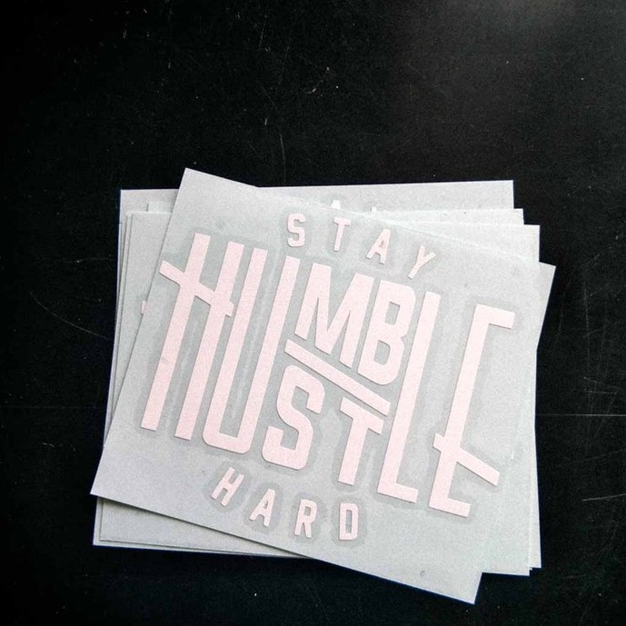 Stay.Humble Hustle Hard logo sticker | Shopee Philippines
