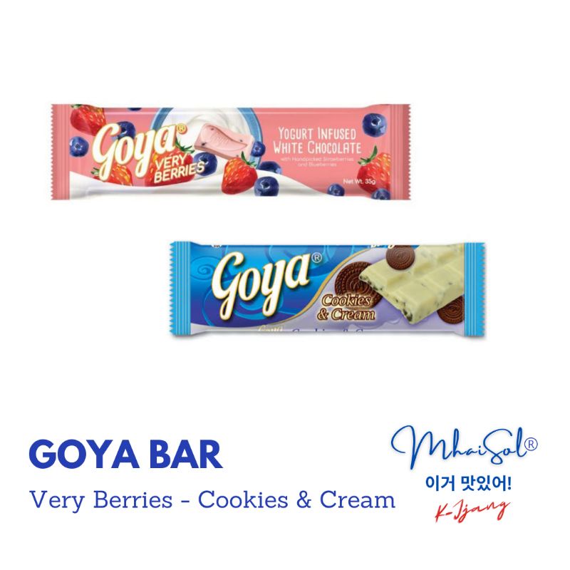 Goya Verry Berries, Cookies and Cream and Raisins in Bar of 3's ...