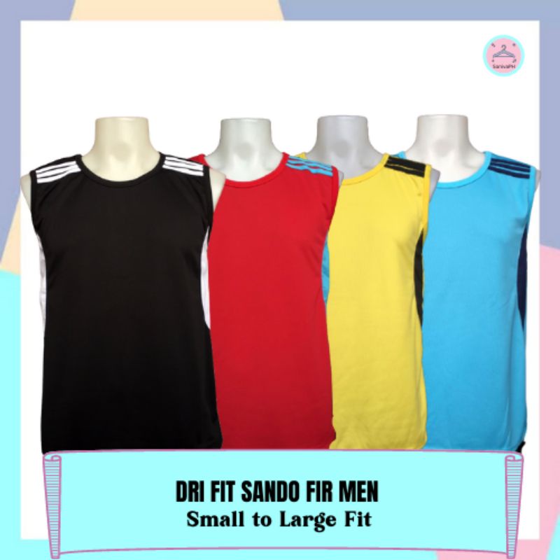 ON SALE!!! Sando Dri Fit for Men - Small to Large Fit - HONESTO ...