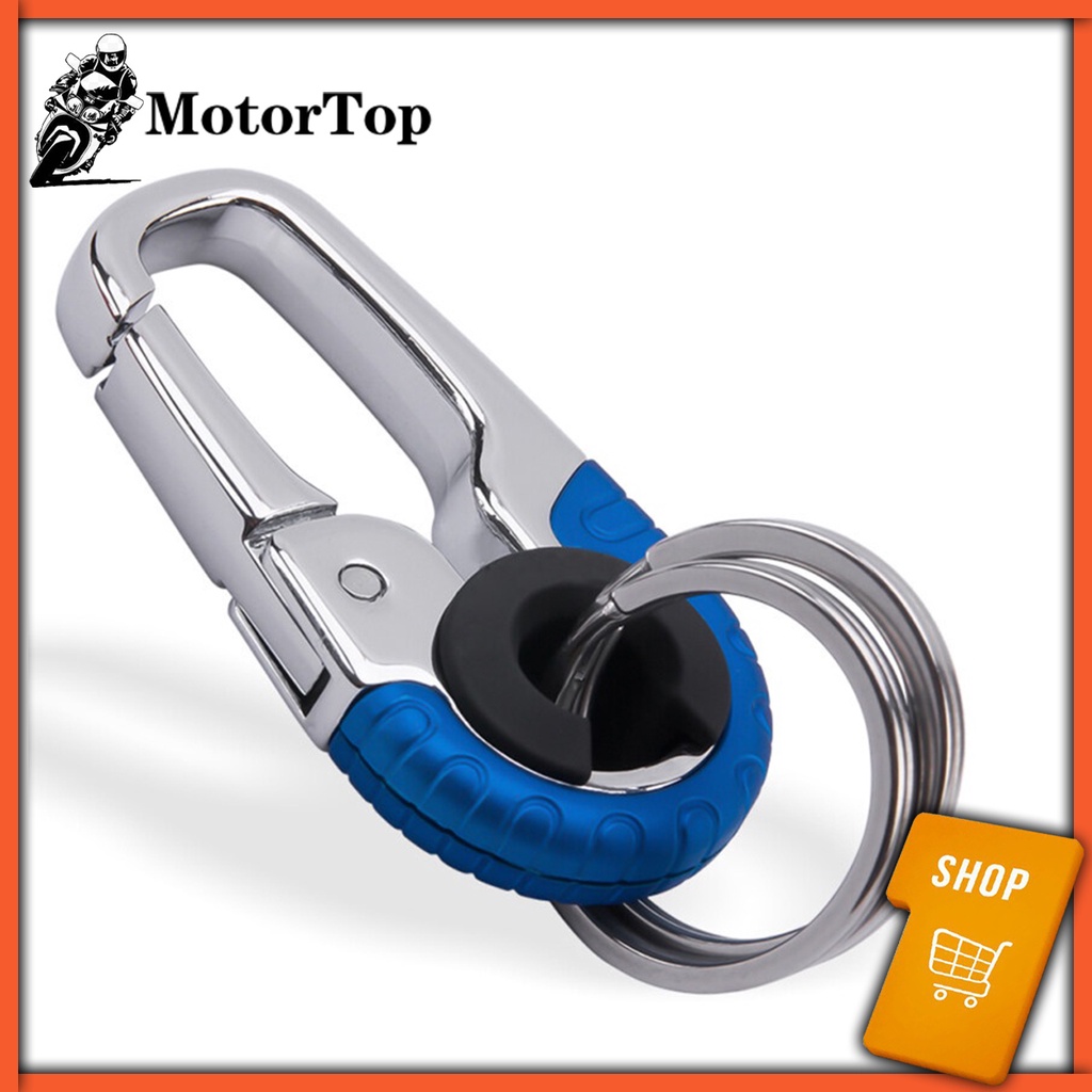 MotorTop Heavy Duty Key Chain Bottle Opener Carabiner Car Key Chains ...