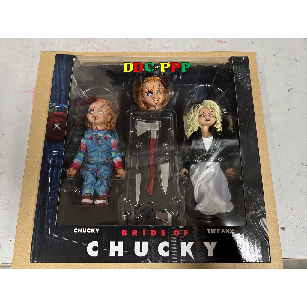 CHUCKY and TIFFANY - BRIDE OF CHUCKY - Clothed Figures 2-pack by NECA ...