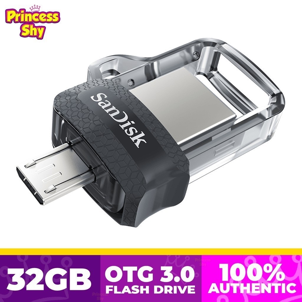 SanDisk 32GB USB 3.0 micro USB OTG Dual Flash Drive SDDD3-032G | Shopee ...