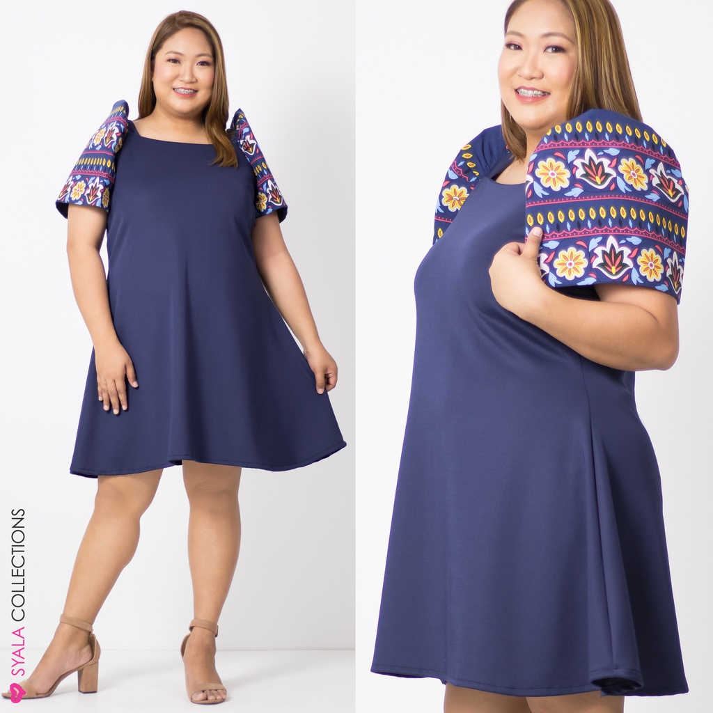 Square Neck Filipiniana Office Party Plus Ceremony Oathtaking Dress ...