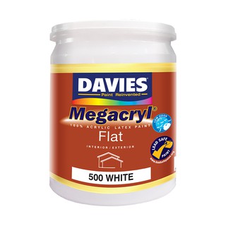 Davies Megacryl Flat Latex (Dv-500) 1L | Shopee Philippines