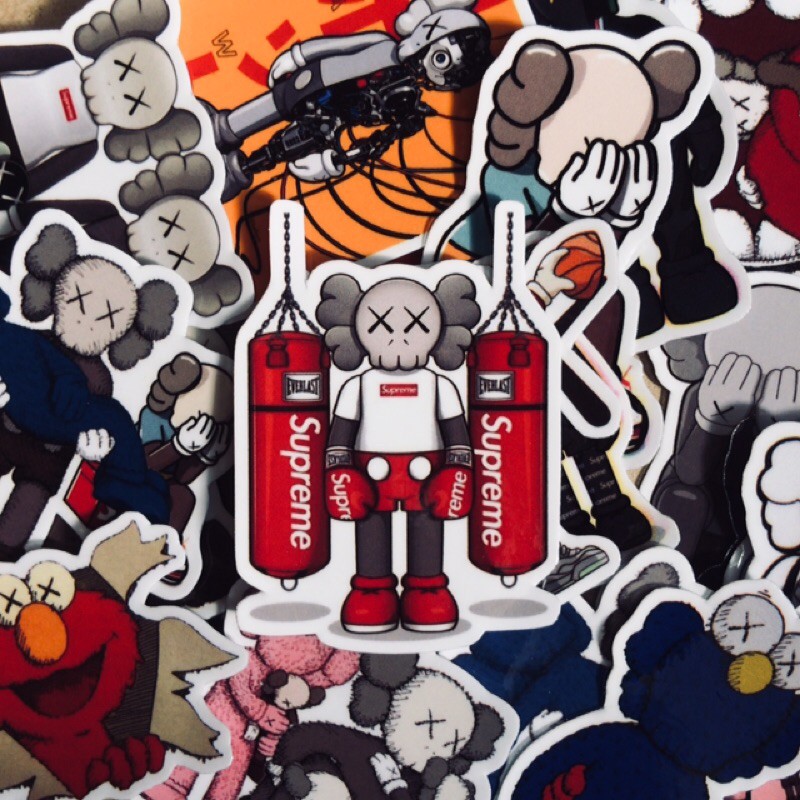 25PCS KAWS STICKERS WATERPROOF | Shopee Philippines
