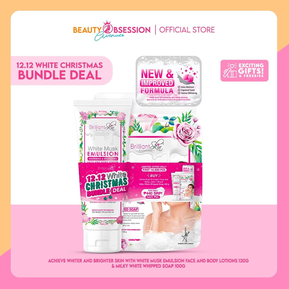 Brilliant Skin Essentials Milky White Emulsion Lotion 120ml And Whipped ...