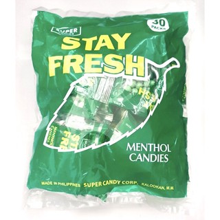 Super Candy Stay Fresh Menthol Candy 30s | Shopee Philippines