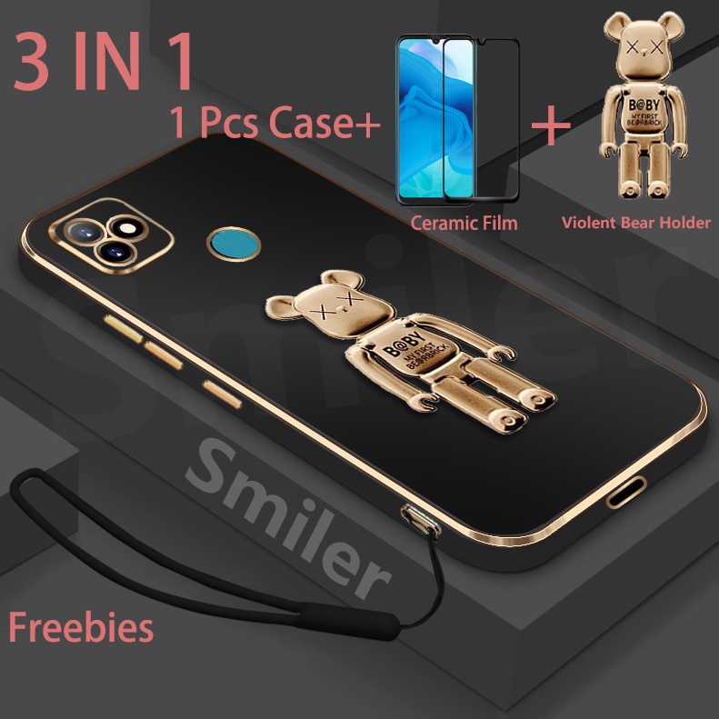 3 IN 1 For Itel Vision 1 P36 Play(6.088inch) Electroplated Straight ...