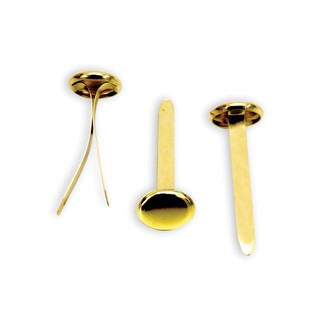 1 boxes HBW Office Round Head Paper Fastener Gold Plated 100PCS ...