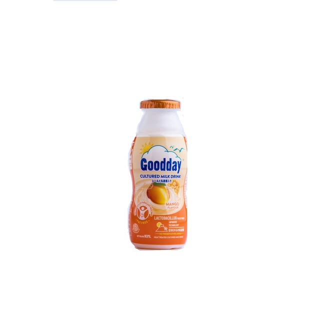 Goodday Cultured Milk Yogurt Drink Mango Mini 5 Pieces 80mL | Shopee ...