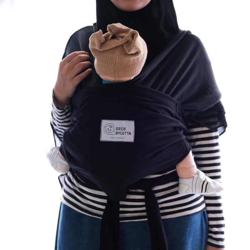 (Package) Geos Bycetta 2 in 1 Front Baby Carrier - Black | Shopee ...