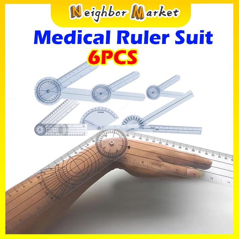 Protractors Multi-Ruler Spinal Finger Goniometer Angle Medical Spinal ...
