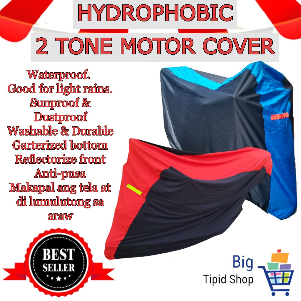 KEEWAY BLADE 125 |REFLECTORIZED HYDROPHOBIC 2 TONE TAFFETA NYLON MOTOR ...