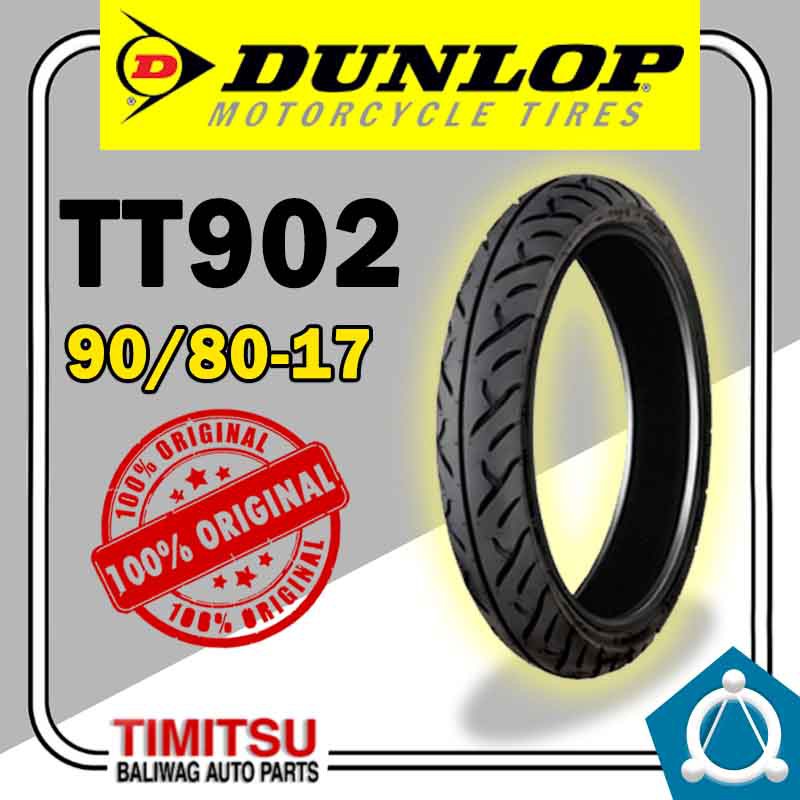 DUNLOP 90 80 17 TT902 TUBELESS MOTORCYCLE TIRE Shopee Philippines