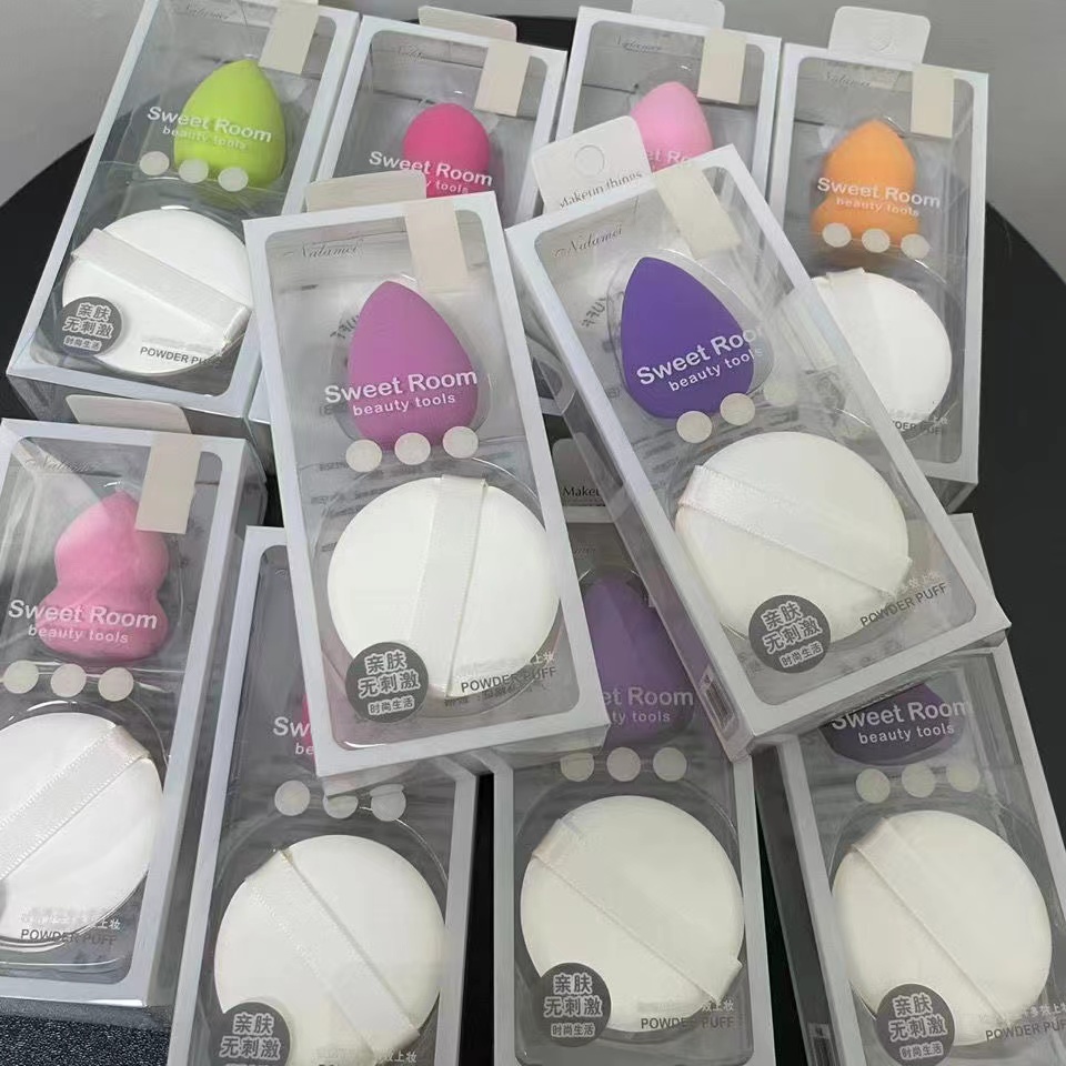 Powder Puff Set Beauty Egg Makeup Set Wet And Dry Makeup Applicator Makeup Puff Shopee Philippines