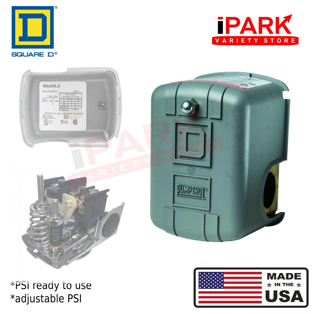 SQUARE D made is USA Pressure Switch for Water Pumps | Shopee Philippines